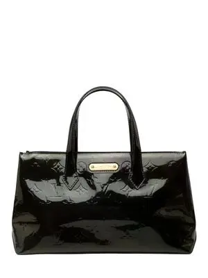 LOUIS VUITTON 2009-2013 Monogram Vernis Wilshire Pm Handbag - Blue