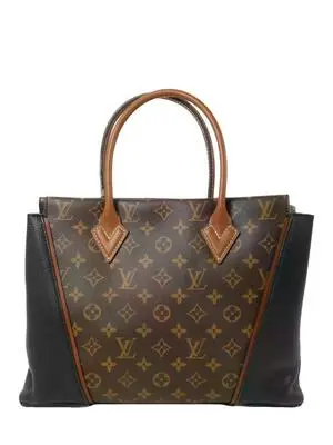 LOUIS VUITTON Pm Monogram W Tote Bag Brown