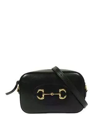 Gucci 1955 Horsebit Shoulder Bag - Black
