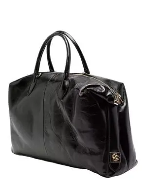 MARC ELLIS Leather Tote Bag - Black