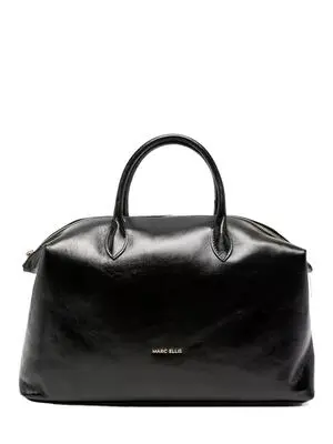 MARC ELLIS Leather Tote Bag - Black