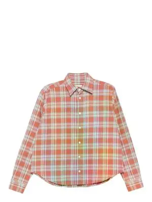SECOND / LAYER Sherman Checked Shirt Red