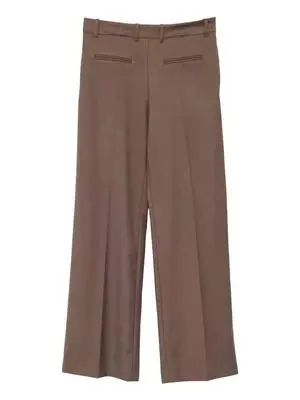 RAME Pressed-crease Wide-leg Trousers - Brown