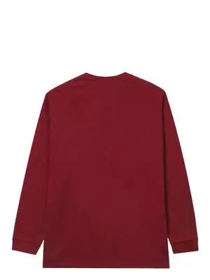 CHOCOOLATE Logo-patch Long-sleeved T-shirt Red