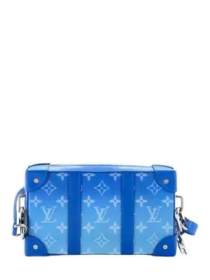 LOUIS VUITTON Soft Trunk Wallet Limited Edition Monogram Clouds Crossbody Bag - Blue