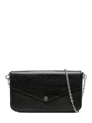 LOUIS VUITTON 2021-2026 Epi Pochette Felicie Crossbody Bag - Black