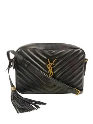 Saint Laurent Lou Quilted Camera Bag - Black