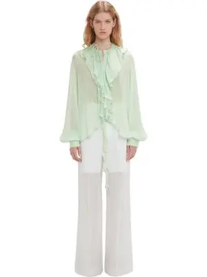 Victoria Beckham Romantic Blouse - Jade