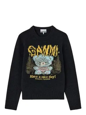 GANNI Knitwear Jumpers - Black