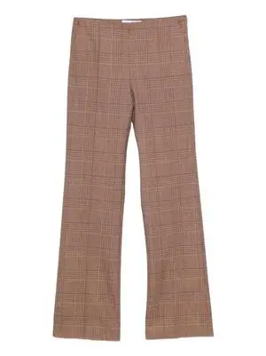 Max Mara Max Mara Brown Trousers - Straight Trousers Women Brown