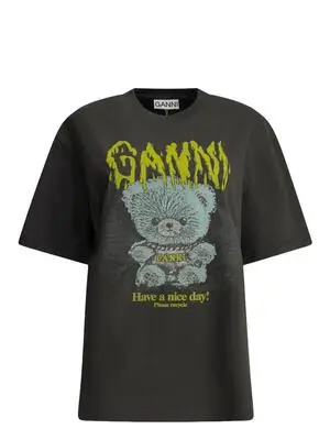 GANNI Tops T-shirts & Jerseys - Black