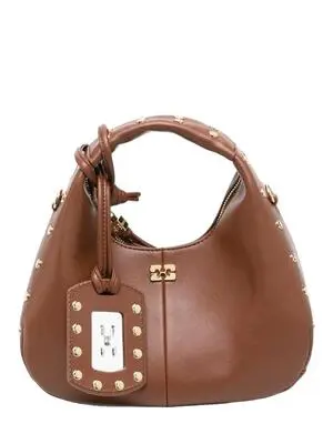 GANNI Tote Bags - Brown