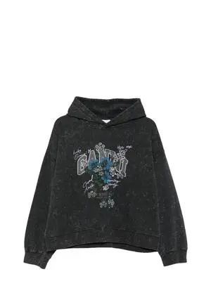 GANNI Grey Tops Hoodies - Gray