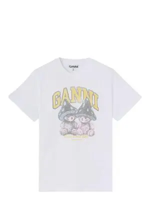 GANNI Ganni White Tops - T-Shirts & Jerseys Women White