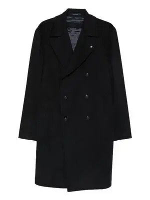 Tagliatore Coats Double Breasted Coats - Black