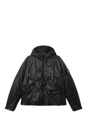 Stone Island Jackets Hooded Jackets - Black
