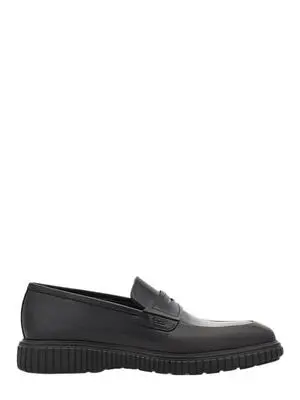 SALVATORE FERRAGAMO Ferragamo Black Loafers Men
