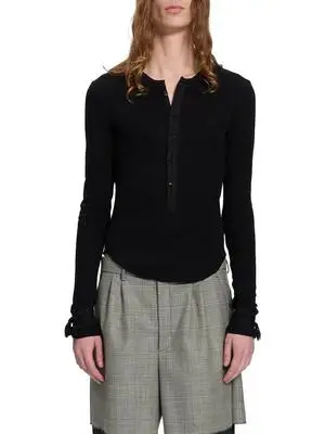 ANN DEMEULEMEESTER T-shirts & Vests T-shirts - Black