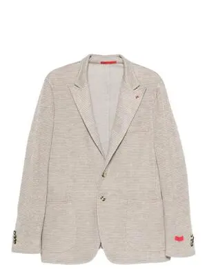 Isaia Neutrals Jackets Blazers - Cream