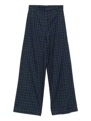 Dries Van Noten Trousers Palazzo Pants - Blue