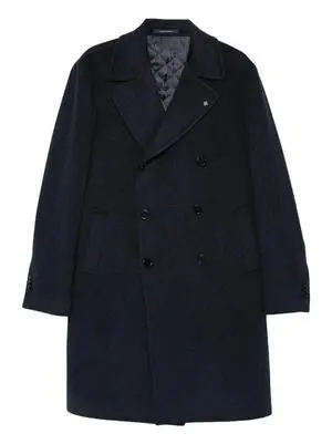 Tagliatore Coats Double Breasted Coats - Blue