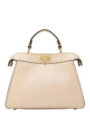 Fendi Leather Peekaboo Iseeu - Beige