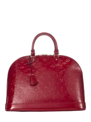 LOUIS VUITTON Vernis Alma Gm Nm - Red