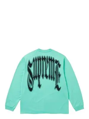 Supreme Fw26 Intarsia L/s T-shirt - Teal