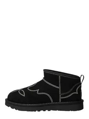 UGG Classic Ultra Mini Western - Black