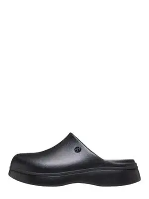 CROCS Dylan Notched Chestnut Platform - Black