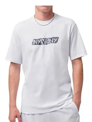 JORDAN Sport Dri-fit T-shirt 'white Black - White/black