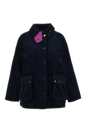 Barbour X Paul Smith Giacca Beaufort In Velluto A Coste - Blu