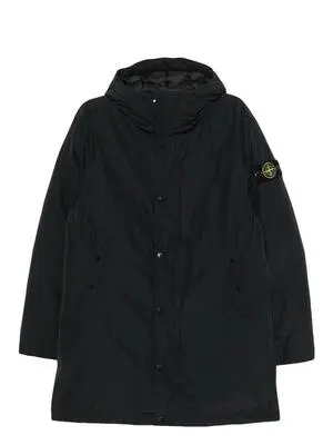 STONE ISLAND Stone Island Black Coats - Parkas Men