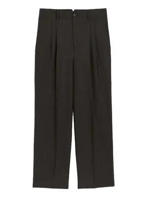 AMI Paris Ami Paris Grey Trousers - Tailored Trousers Men Gray