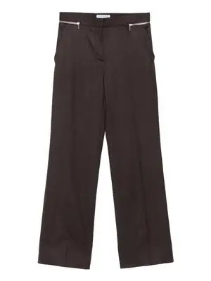 STELLA MCCARTNEY Stella Mccartney Brown Trousers - Tailored Trousers Women
