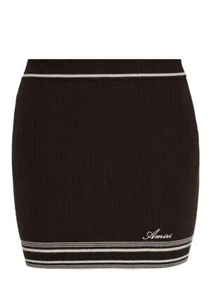 Amiri Skirts Straight Skirts - Brown