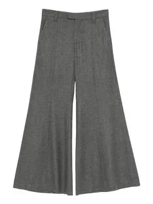 Brunello Cucinelli Grey Trousers Palazzo Pants - Gray