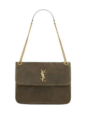 SAINT LAURENT Saint Laurent Green Shoulder Bags Women