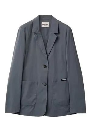 Miu Miu Grey Jackets Blazers - Gray