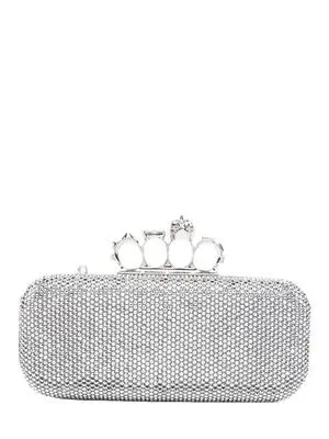Alexander McQueen Clutch Bags - Silver