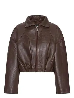 ROTATE BY BIRGER CHRISTENSEN Rotate Brown Jackets - Cropped Jackets Women Brown