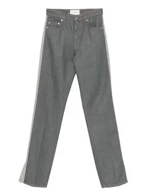 Sportmax Sportmax Grey Denim - Straight-Leg Jeans Women Gray