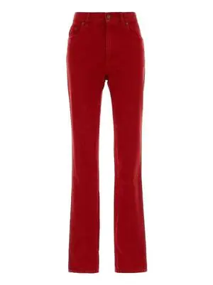 Chloé Trousers Slim-fit Trousers - Red