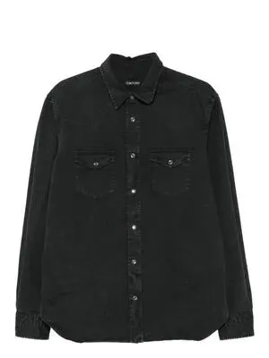 TOM FORD Tom Ford Black Shirts Men Black