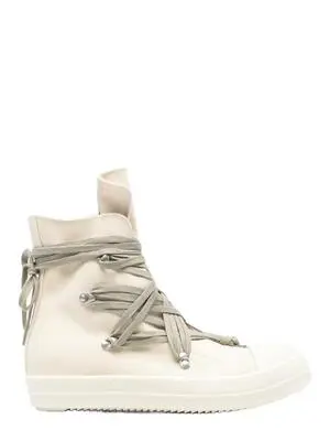 Rick Owens Neutrals Trainers Hi-tops - Cream