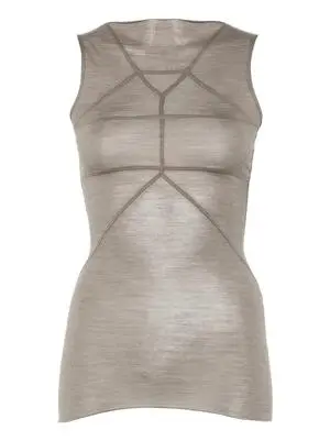 Rick Owens Rick Owens Grey Tops - Vests & Tank Tops Women Gray