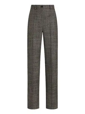 Dolce & Gabbana Grey Trousers Tailored Trousers - Gray