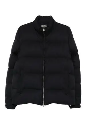 Zegna Jackets Padded & Down Jackets - Black