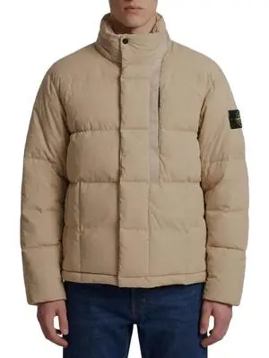 Stone Island Neutrals Jackets Padded & Down Jackets - Cream