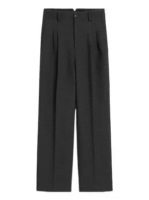 AMI Paris Grey Trousers Tailored Trousers - Gray